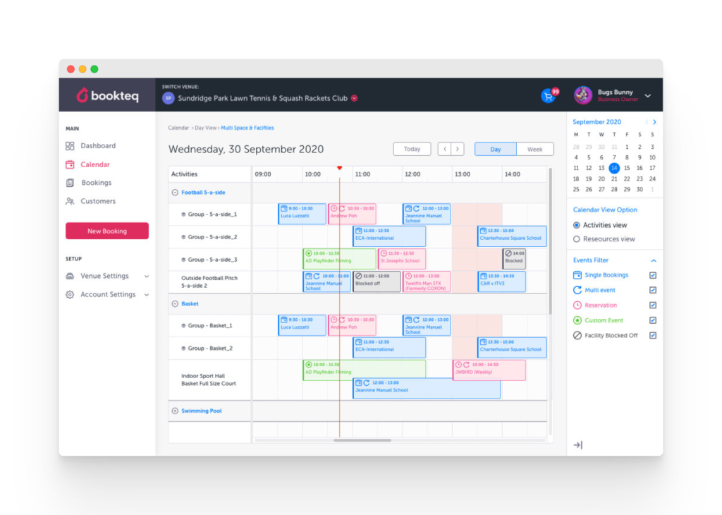 Bookteq - Sports Facility Booking Software and Venue Management