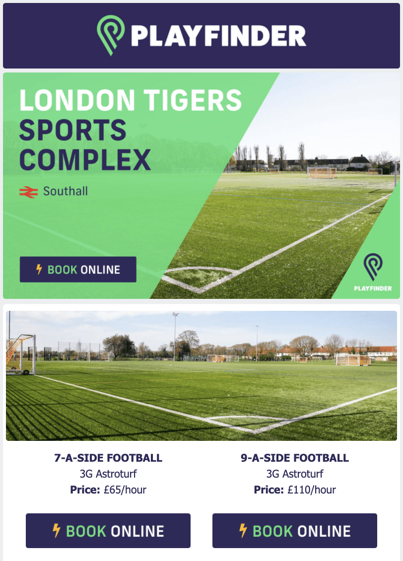 London Tigers Sports Complex | facility case study