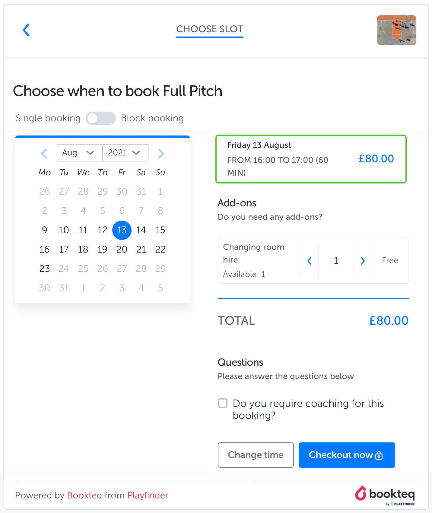 New Feature: Add-ons and Additional Questions - Bookteq