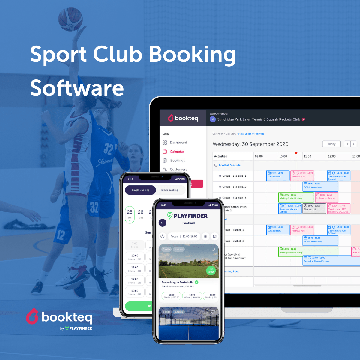 Sports Club Booking Software | Online bookings and payments