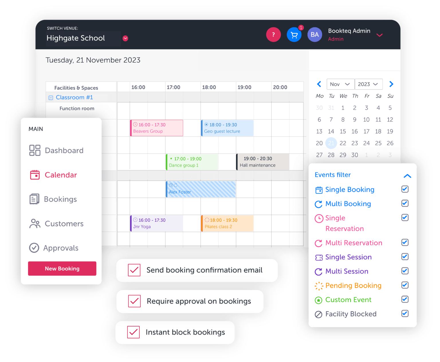Classroom Booking Software | by Bookteq